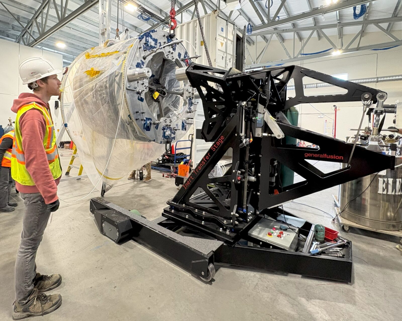 All systems go! LM26 ready to compress plasmas | General Fusion